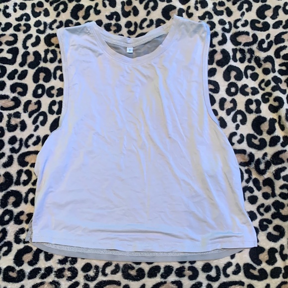 Source Unknown | Tops | Womens Mesh Back Cropped Tank Small | Poshmark